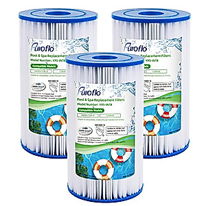 PUROFLO Type B Pool Filter 29005E/59905E for Intex Easy Set Pool, Pool Filter B for Above Ground Pools Compatible with Intex Type B Pool Filter and POOLPURE Type B Filter Cartridge for Pools, 3 Pack