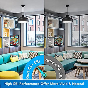 Maylaywood A19 LED Light Bulbs, 60 Watt Equivalent LED Bulbs, Daylight White 5000K, 850 Lumens, E26 Standard Base, Non-Dimmable, 9W Bright White LED Bulbs for Living Room Bedroom Home Office, 4-Pack