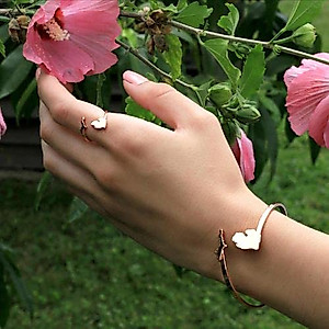 Stone Armory State of Michigan Ring | Adjustable Michigan Map Ring | Unique MI Jewelry | Souvenir Gifts (Copper Plated Brass)