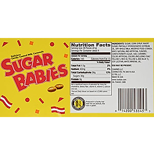 Pack of 2 - Sugar Babies Milk Caramels Candy(6 Oz) Boxes