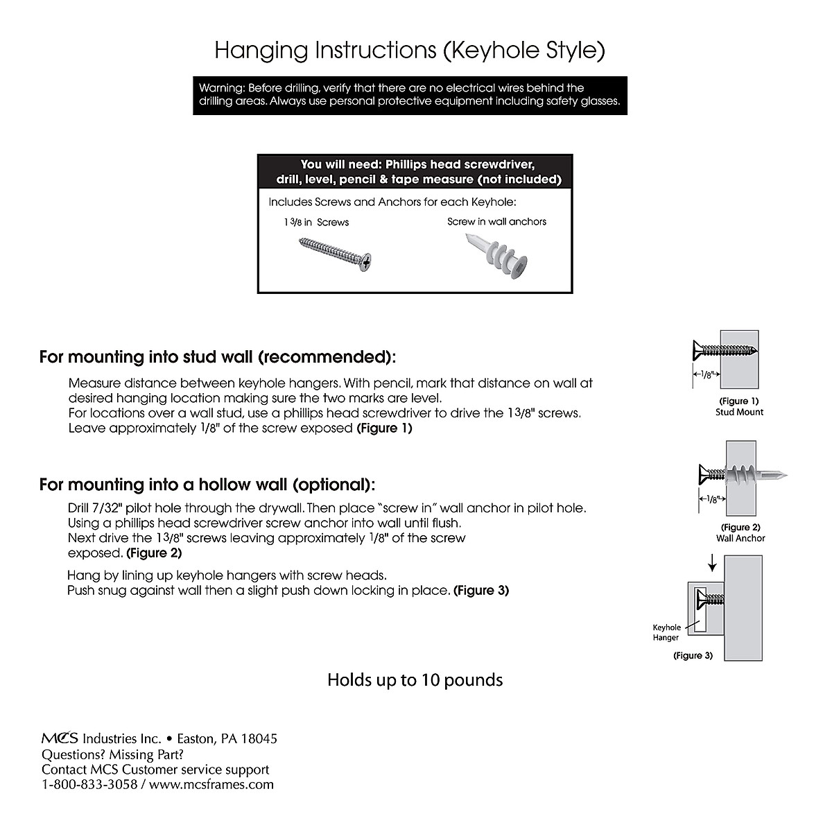 MCS Industries MCS 68905 Black Woodgrain 23.75 Inch Set, Set of 2 Picture Ledge