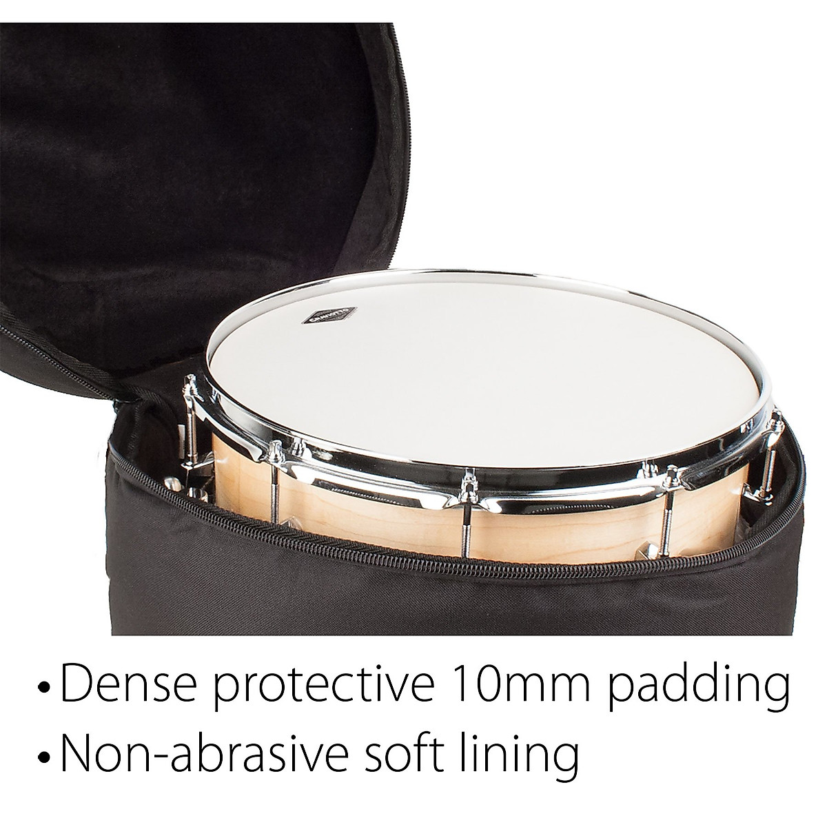 Heavy Ready 6.5 x 14” (Height x Diameter) Padded Snare Bag by Protec, Model HR6514
