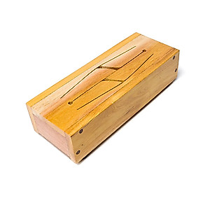 Mahogany Wood Tongue Drum Slit Tongue Log Drum With Mallets 4 Notes, PROFESSIONAL SOUND/QUALITY - JIVE BRAND