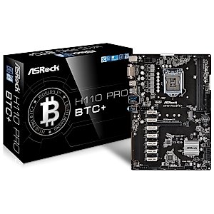 ASRock H110 Pro BTC+ 13GPU Mining Motherboard Cryptocurrency