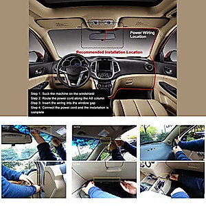 GOWENIC Car Dash Cam, Hd Car Camera 1080P Loop Recording Night Vision 170 Degree Dvr Dash Camera with Parking Monitor, Built in Battery, Security Camera for Car.