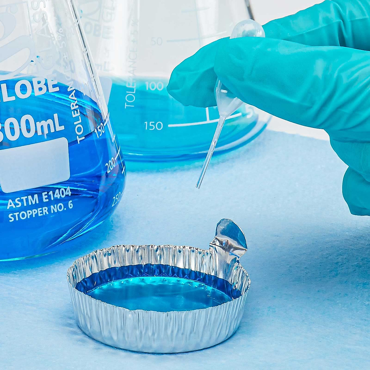 Globe Scientific 134010-500 LDPE Fine Tip Transfer Pipet, Non-Sterile, 51mm Length, 1.3mL Capacity (Box of 500)