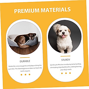 Didiseaon 20 Pcs Pet Toothbrush Gloves Chewy Dog Toothbrush Cat Toothbrushes for Indoor Cats Chew Brush for Dogs