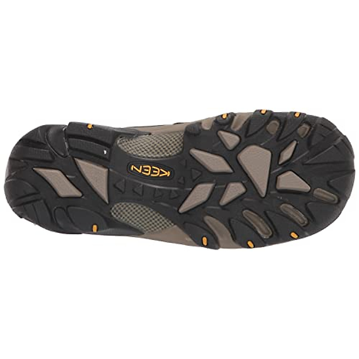 KEEN Women's Targhee 2 Pull On Mid Height Leather Chelsea Boot, Black/Brindle, 9