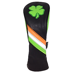 ReadyGOLF Irish Shamrock Embroidered Headcover Set Driver, Fairway, Hybrid