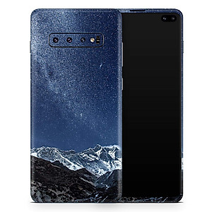 DesignSkinz Starry Mountaintop Protective Vinyl Decal Wrap Skin Cover Compatible with The Samsung Galaxy S20 (Screen Trim & Back Glass Skin)