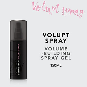 Sebastian Volupt Spray, Volume-Building Spray Gel, 5.07 fl oz (Packaging may vary )