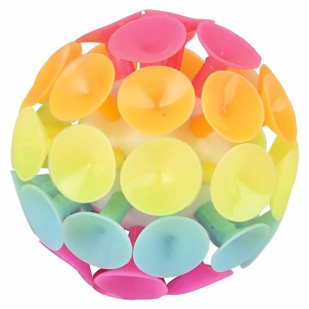 Chochkees Light-Up Suction Cup Throwing Balls, Party Favors for Boys and Girls, 3" Inch Ball (76.2 mm) (Single)