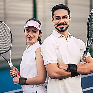 4 Pieces Wrist Wrap Adjustable Wrist Brace Splint Support Wrist Strap Carpal Tunnel Wrist Brace Right and Left Hands Wrist Guard for Men and Women Sports Weightlifting, 16.5 x 3.1 Inches