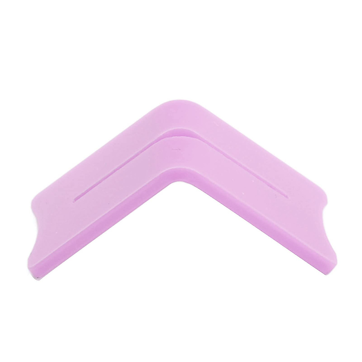 Photo Holder, High Durability Acrylic Photo Holder Decorative Reusable V Shape Stable for Dorm (Purple)