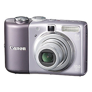 Canon Powershot A1000IS 10MP Digital Camera with 4x Optical Image Stabilized Zoom (Purple)