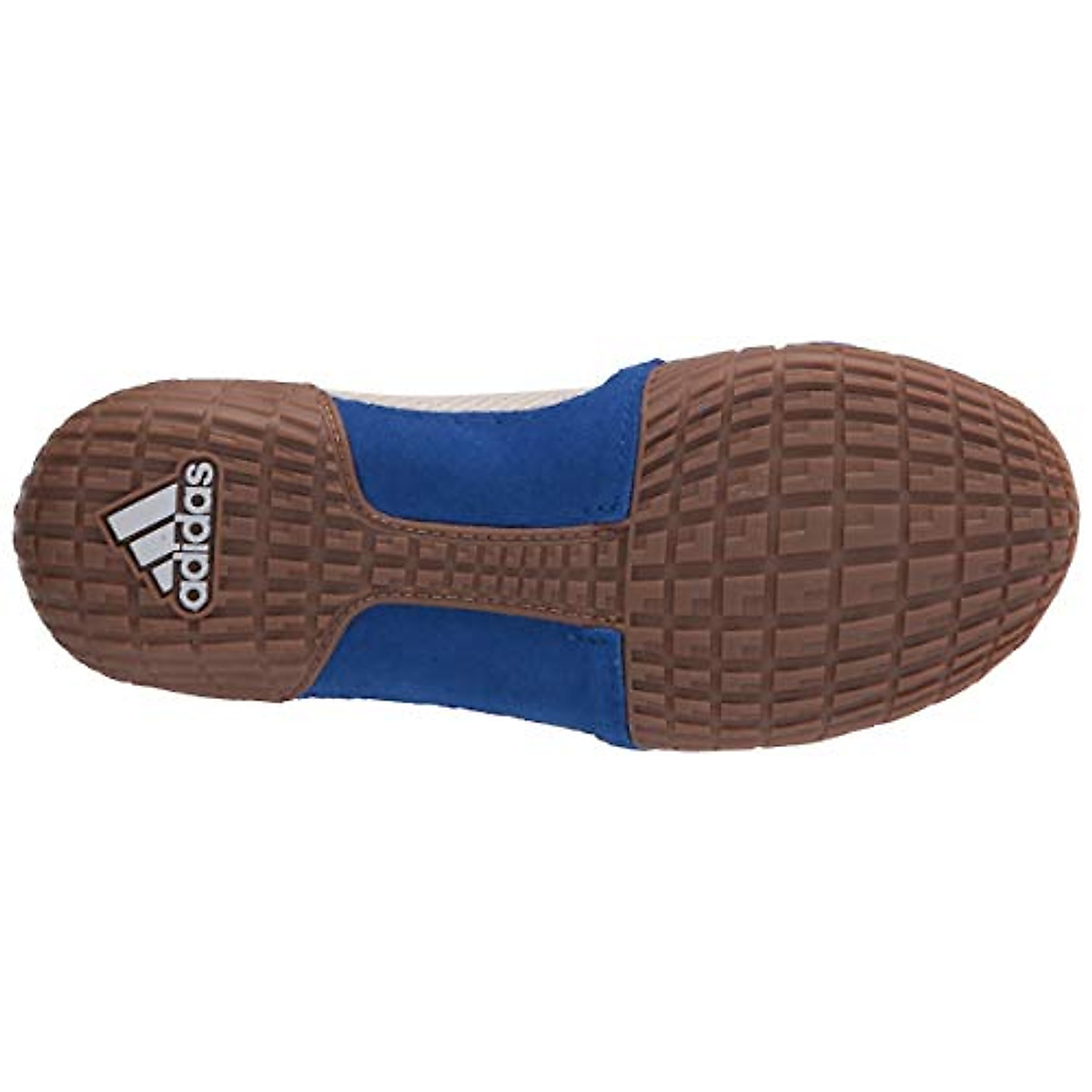 adidas Boy's Tech Fall 2.0 Wrestling Shoe, White/Royal Blue/Gum, 1.5 Little Kid