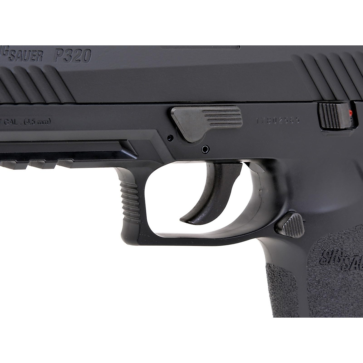SIG SAUER P320 CO2 Semi-Auto Chambered in .177 Caliber, 12 Gram, 30 Round Blowback Next-Generation Pellet Gun Air Pistol, Black