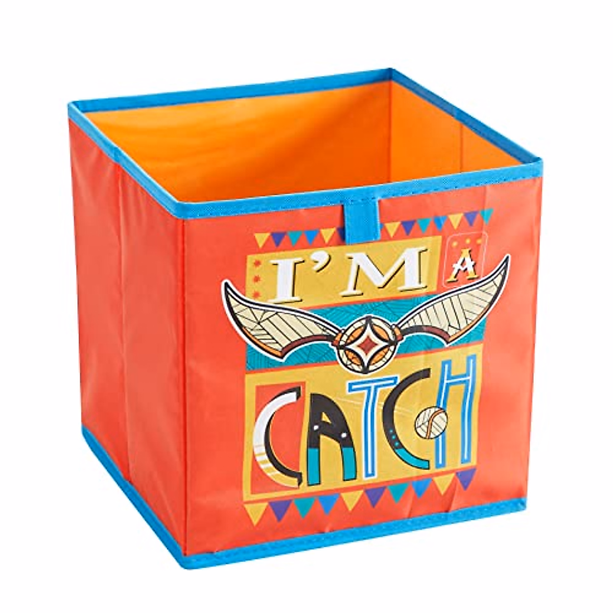 Harry Potter Collapsible Storage Cubby Unit and Bookshelf with 3 Collapsible Cubes