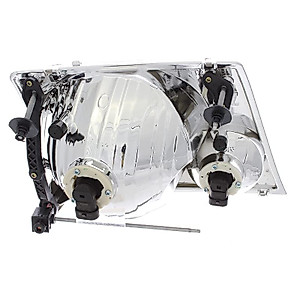 For Ford Explorer Headlights Lamps Set 2002 2003 2004 2005 Halogen Driver and Passenger Side
