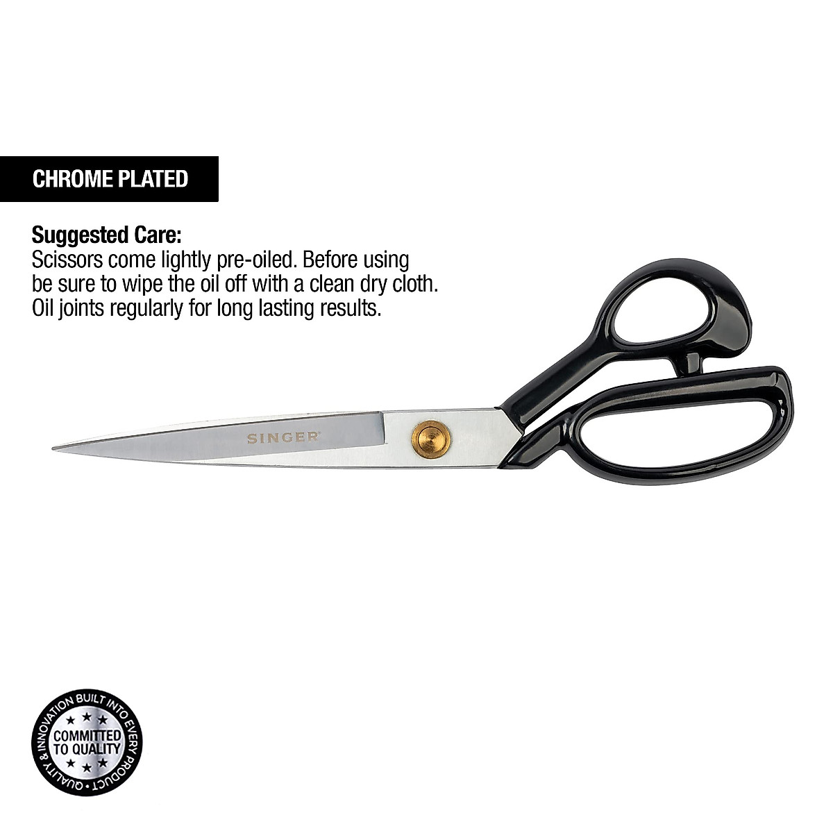 SINGER ProSeries 12 Inch Tailor Scissors for Sewing
