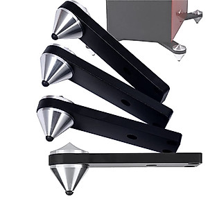 Tangxi 4PCS Speaker Shockproof Bracket, Adjustable Combined Type Audio Speaker Foot, Subwoofer Shockproof Spike Bracket for Modular Speaker, Speaker Base, Power Amplifiers