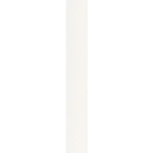 Berwick 061176 7/8" Wide Single Face Satin Ribbon, White, 6 Yds