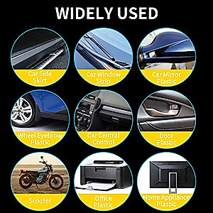 GELIVABLE Car Plastic and Trim Restorer, Cleaning Wipes Kit for Vehicle Ceramic Plastic Coating Trim Restore, Protects Auto from Water, Acid Rain, UV and Dirt, Prevents Fading and Cracking