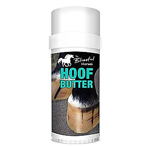 The Blissful Horses Hoof Butter All Natural Support for Your Horse's Hooves, 2-Ounce