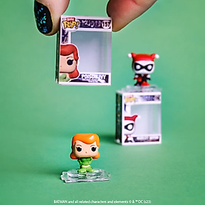 Funko Bitty POP! DC - Batgirl, 4-Pack - Batman, Batgirl, The Riddler and A Surprise Mystery Mini Figure - 0.9 Inch (2.2 Cm) - DC Comics Collectable - Stackable Display Shelf Included - Gift Idea