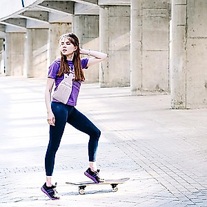 GFU Sling Bag, Crossbody Sling Bag for Men Women, Lightweight Small Seersucker Sling Backpack, Summer Crossbody Shoulder Bag, Breathable Chest Bag Daypack