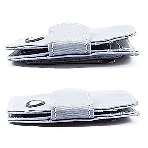 Big Skinny Women's RFID Blocking Taxicat Bi-Fold Slim Wallet, Holds Up to 25 Cards, Graphite