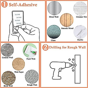 Paper Towel Holder Under Cabinet Brushed Nickel Wall Mount Paper Towel Holder Under Counter Vertical Hanging Paper Towel Rack Adhesive Or Drilling with Damping Ratcheting for Kitchen Bathroom and RV