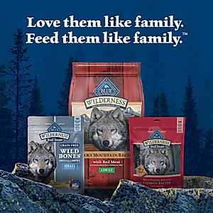 Blue Buffalo Wilderness Wild Bones Grain-Free Dental Chews Dog Treats, Small, 27-oz Bag