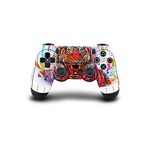 FOTTCZ [3PCS] Whole Body Vinyl Sticker Decal Cover Skin for PS4 Controller - 3pcs. Comb D