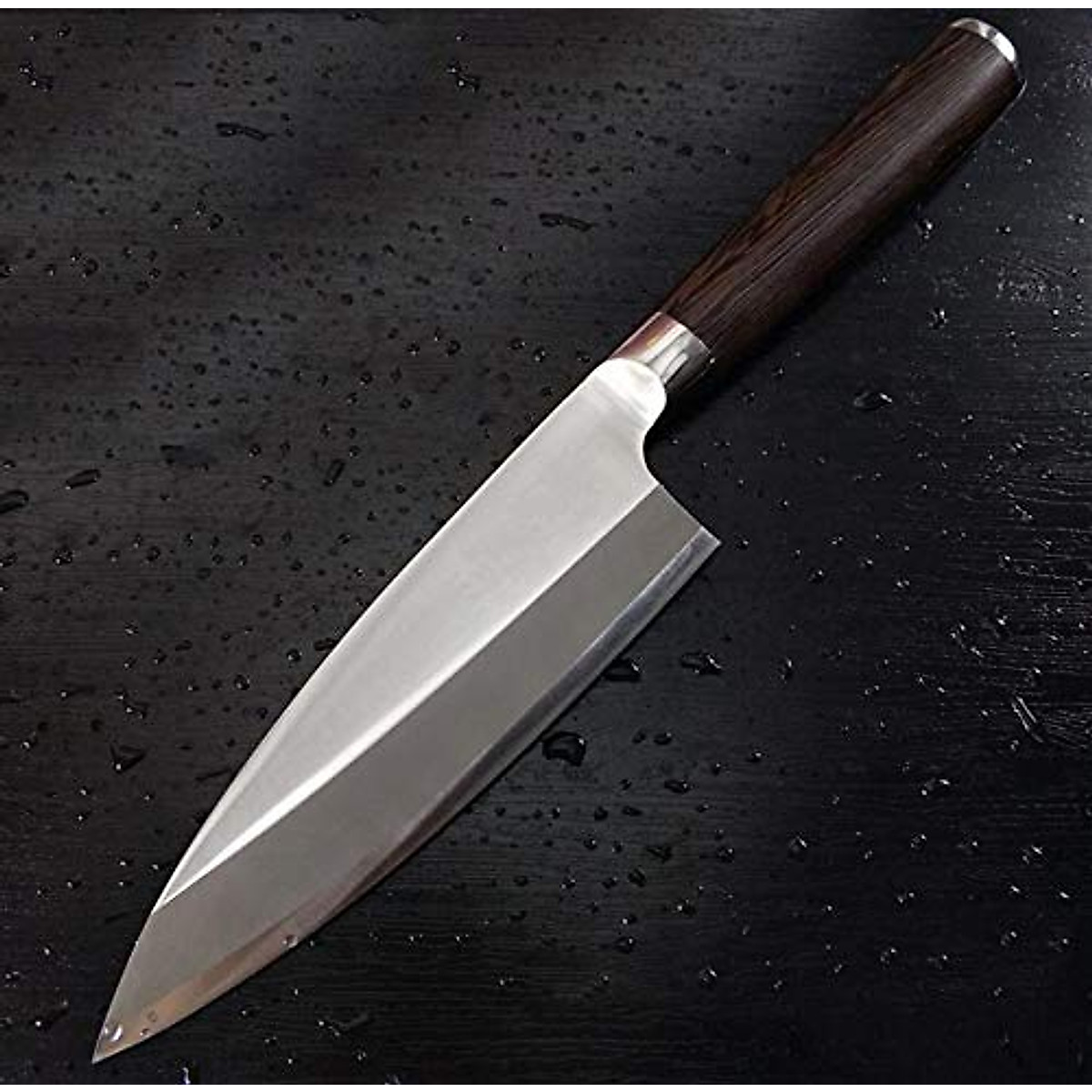 Japanese Sushi Deba Knife for Left Handed German steel (180mm)