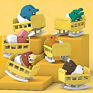 Comfy Hour Compatible for Halftoys Baby Animals Crocodile Model Set, 4-inch