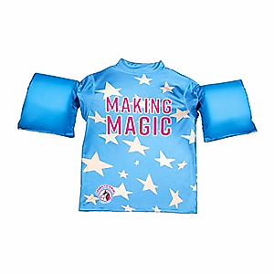 Poolmaster Swimming Pool Swim Shirt Swim Vest with Arm Floaties, Unicorn