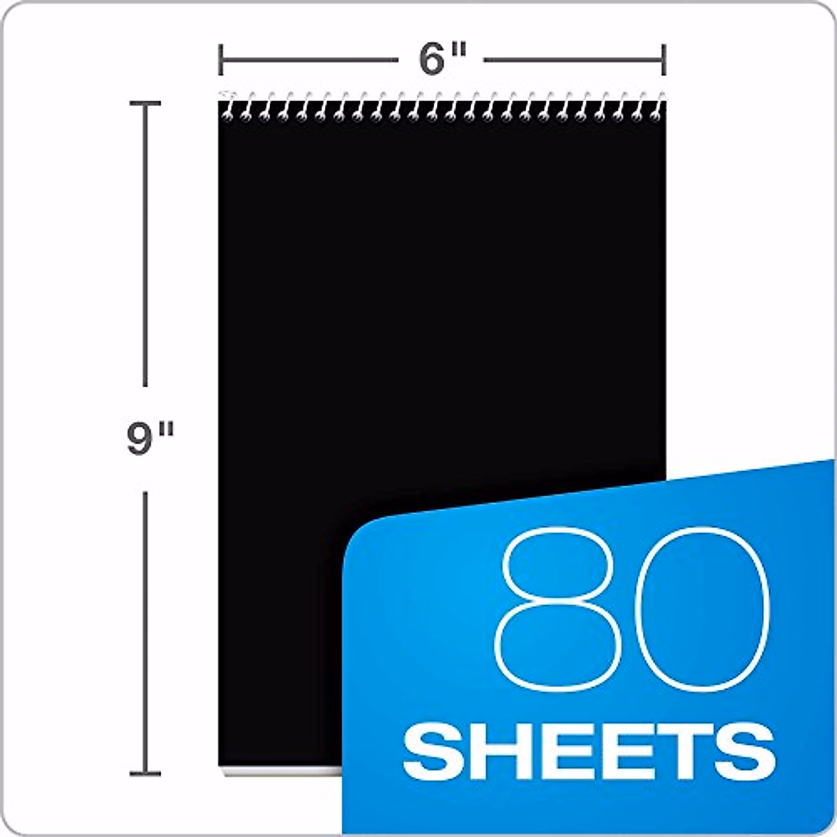 Oxford Innovative Steno Project Ruled Notebook (TOPS), 90222, White