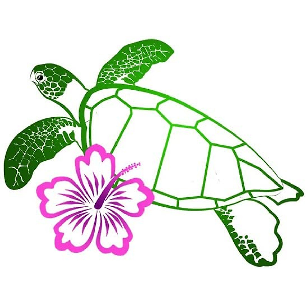 CafePress Sea Turtle W/Hibiscus Mug Ceramic Coffee Mug, Tea Cup 11 oz