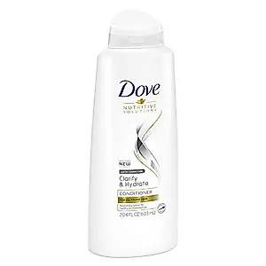 DOVE HAIR Nutritive Solutions Conditioner With Charcoal For Oil Prone Hair Clarify & Hydrate Nourishes For Healthy and Hydrated Hair 20.4 oz