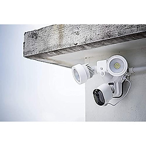 Wasserstein 3-in-1 Plugged-in Arlo Floodlight, Charger, and Arlo Camera Mount with 24.6 ft External Adaptor Compatible with Arlo Pro 3/Pro 4 & Arlo Ultra/Ultra 2-2000 Lumens, AC 110-220V