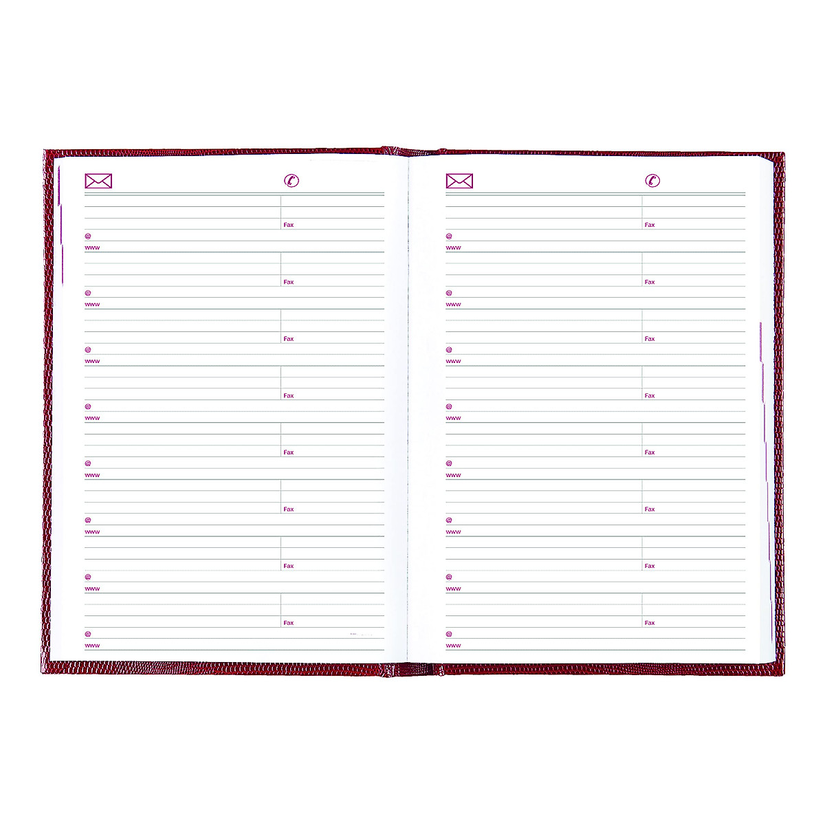 Brownline 2023 Traditional Daily/Monthly Planner, Untimed Journal, 12 Months, January to December, Perfect Binding, 8.25" x 5.75", Bright Red (CB389.RED-23)