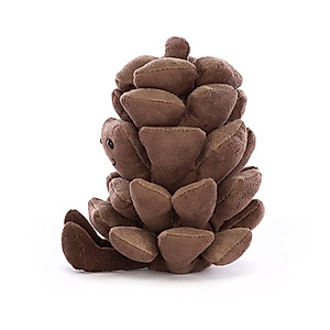 Jellycat Amuseables Pine Cone Stuffed Toy, 6 inches | Winter Plush and Décor