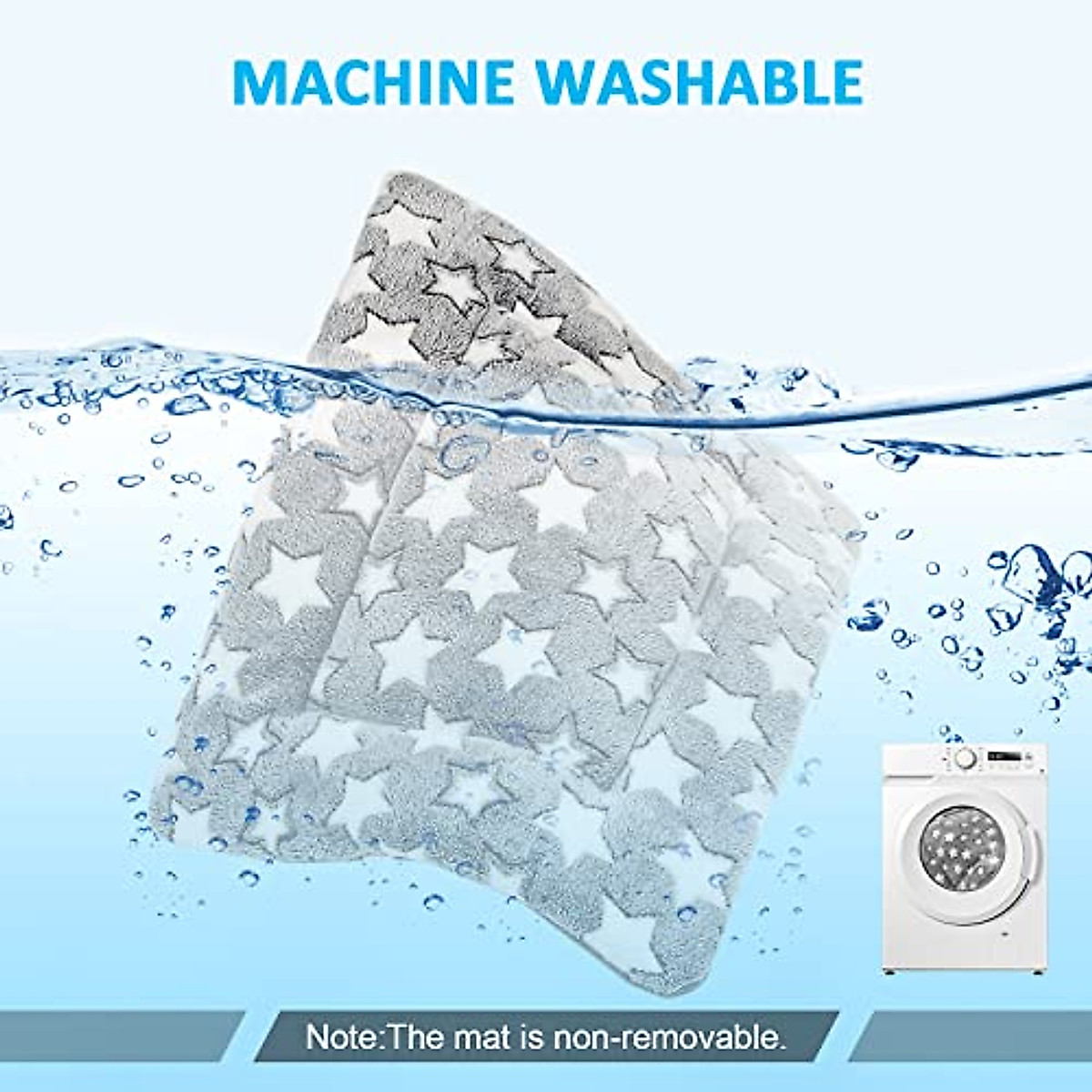 Kigmmro Dog Bed Mat, Reversible Dog Crate Pad for Medium Small Dogs, Machine Washable Pet Bed Pad for 22-inch Kennel, Portable and Soft Pet Bed Mat