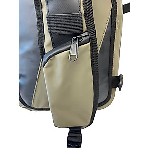 Sling Pack Fully Waterproof Dry Bag - Airtight, Scentproof, Submersible for Fly Fishing, Hiking, Hunting, Camping, Kayaking, Paddle Boarding & Daily Use, Green