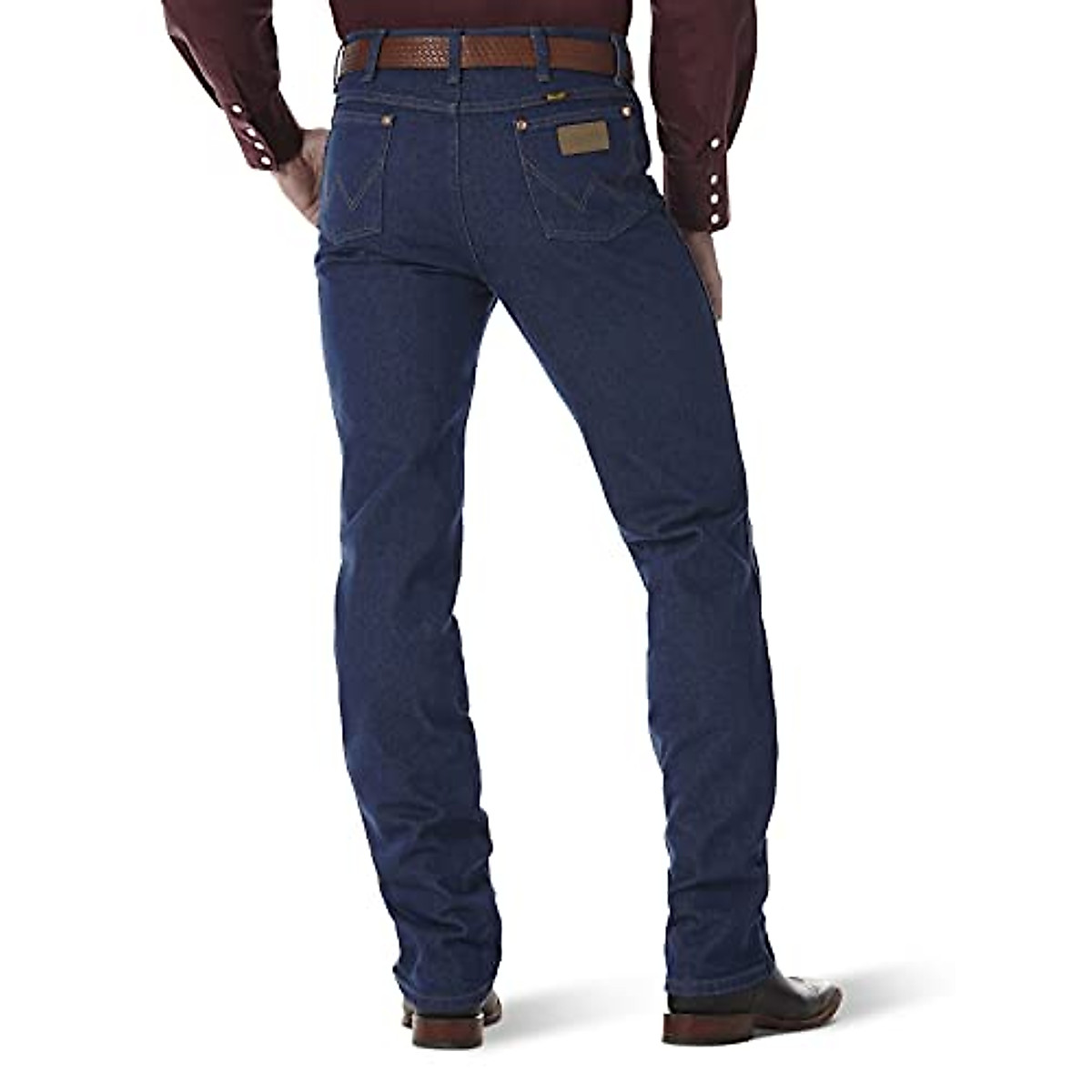 Wrangler mens 0936 Cowboy Cut Slim Fit jeans, Prewashed Indigo, 32W x 32L US