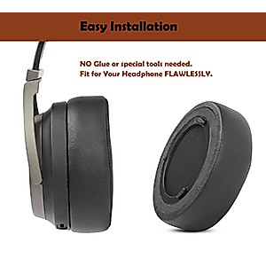 DowiTech Thickened Protein Lether Headphone Replacement Ear Pads Cushions Headset Earpads Compatible with Corsair Virtuoso RGB Wireless SE Gaming Headset