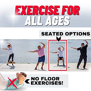 Tai chi DVD for beginners and seniors + Tai chi fit workouts. Qi gong, Balance, Strength, Stretching, Cardio, Breathing & more. Step by step instruction Tai chi exercises for seniors & beginner tai