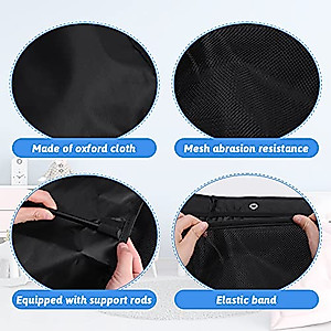 Stuffed Animal Organizer, 4 Pockets Over Door Organizer for Stuffies and Toy Plush, Kids Bedroom Organization Animal Storage Net Hammock with Hooks, Hanging Toy Plush Storage for Nursery, Bedroom