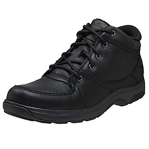 Dunham Men's Addison Mid Cut Waterproof Boot,Black,8 4E US